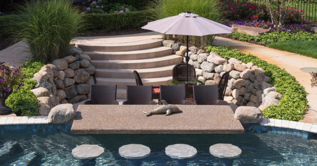Create Gathering Spots Around Your Pool - Sunset Pools